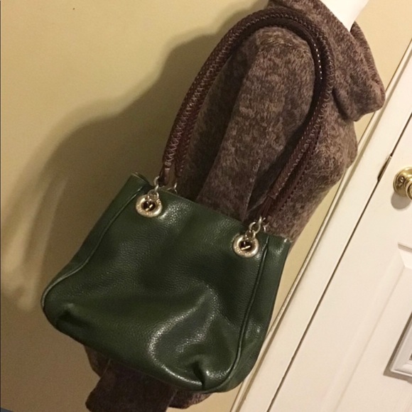 Desmo | Bags | Desmo Made In Italy Leather Green Shoulder Bag | Poshmark